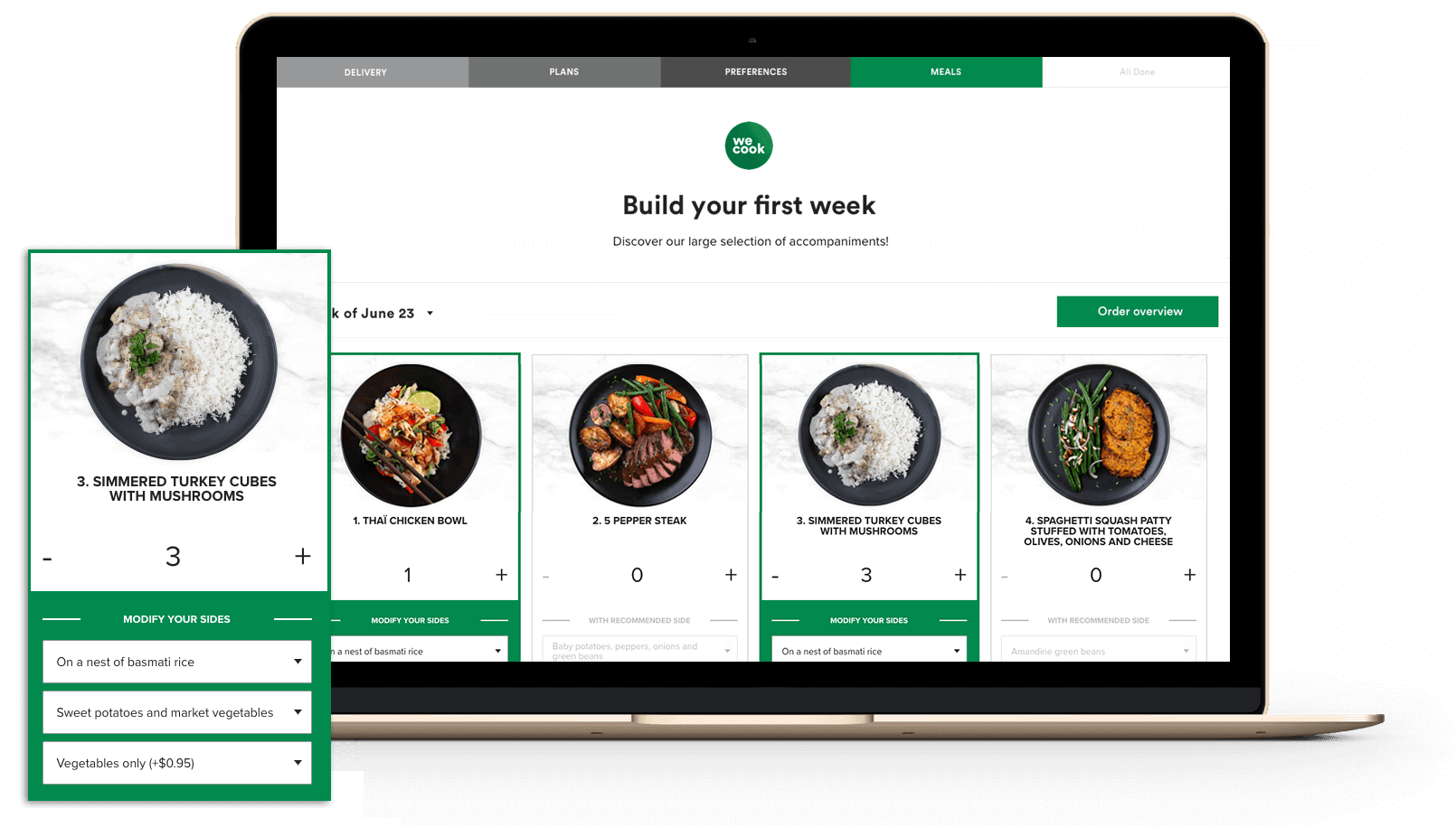 Concept | Wecook | Healthy Meals Delivered Fresh
