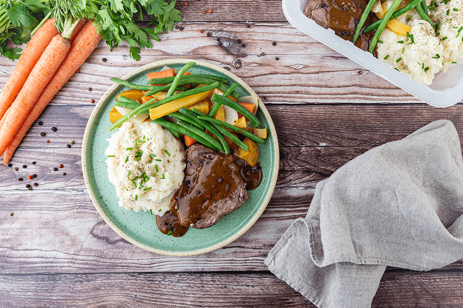 2. Surlonge de boeuf grillé sauce au vin rouge | REPAS | WeCook