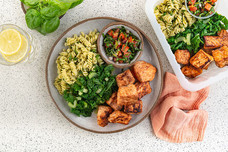 5. Dry tomato-rubbed roasted salmon
