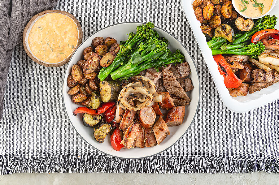 1. Assortiment de viandes grillées à l’italienne