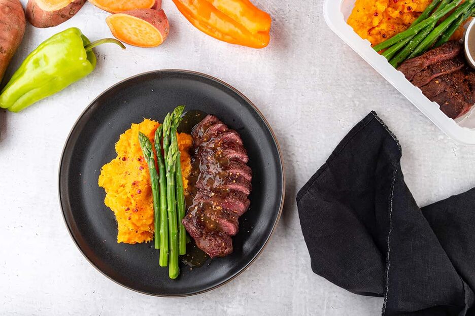 2. Surlonge de boeuf tex mex avec salsa verde