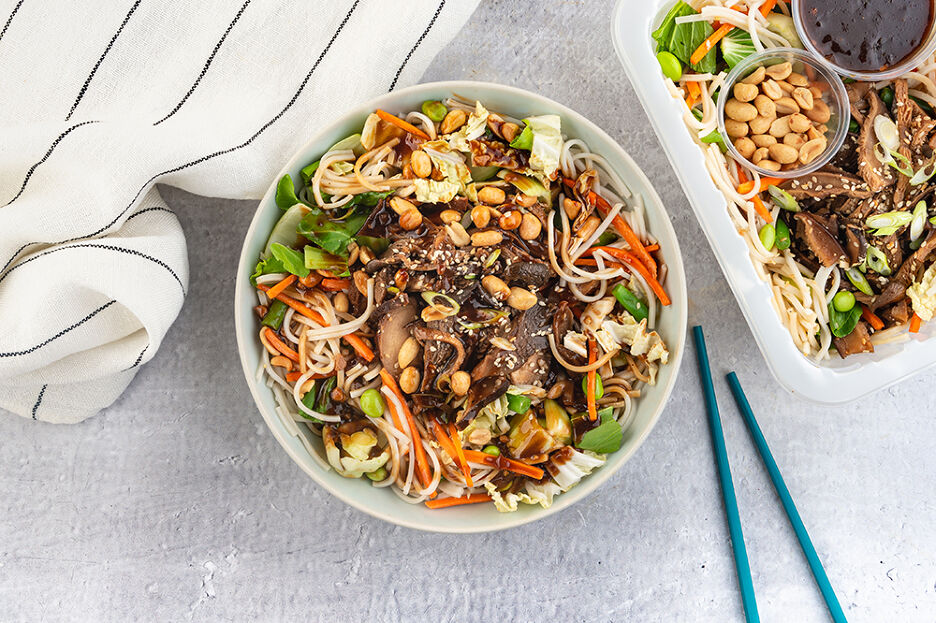 9. Salade de nouilles ramen froide